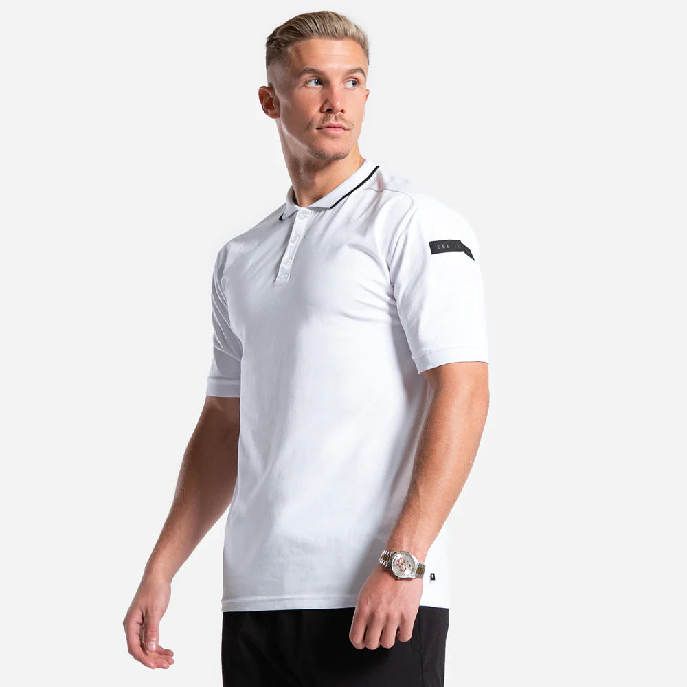 Dusan Polo Shirt - White – LITCollective