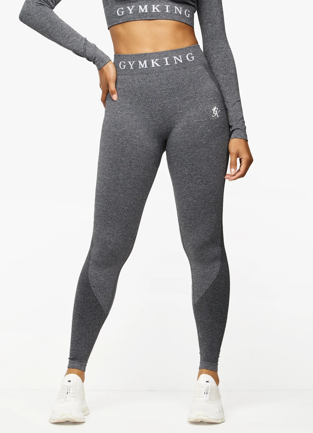 Gym King Seamless Results Legging - Smoke Grey Marl – LITCollective
